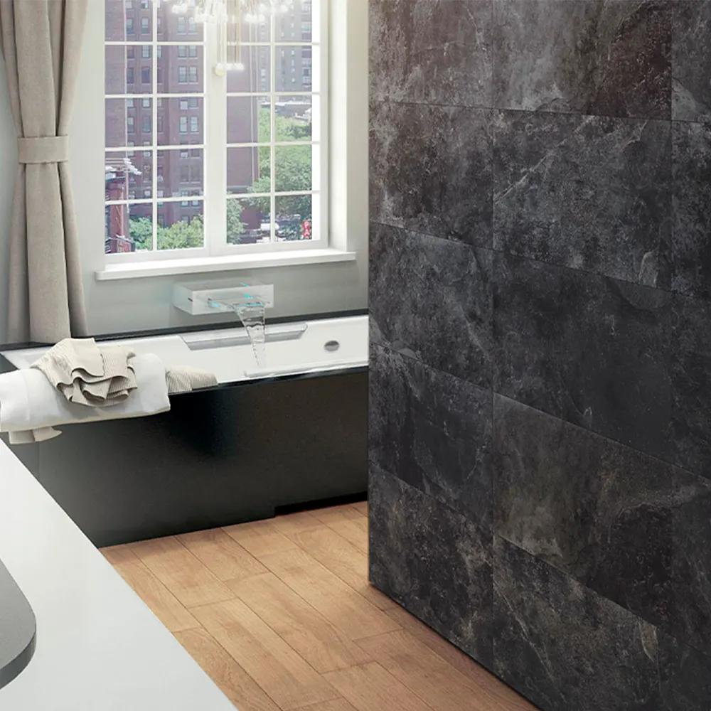 Rotterdam Anthracite Antracita Mate 45x90 Daltile - Ferco Cerámica GT