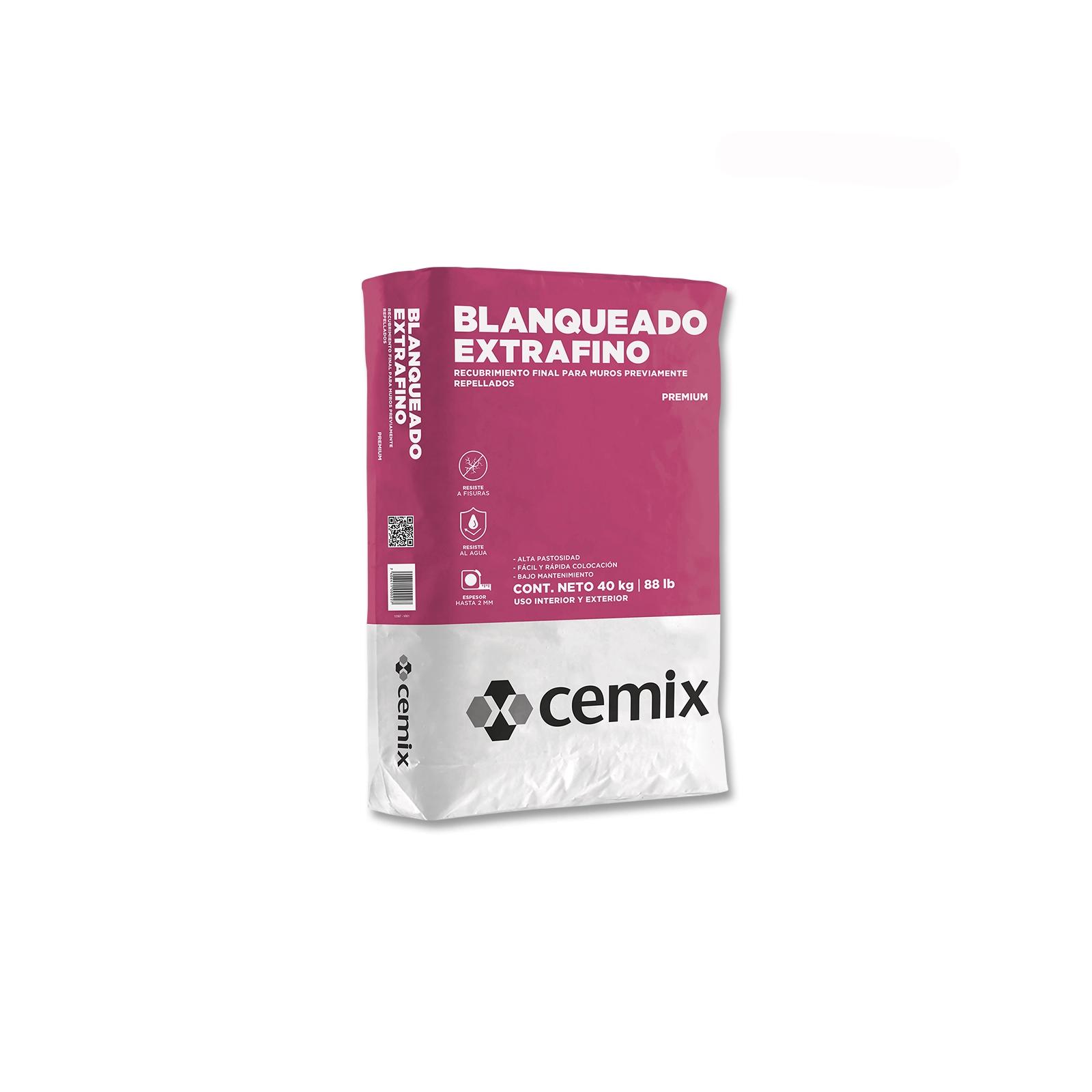 Mortero Blanqueado Extrafino Cemix 40kg Cemix - Ferco Cerámica GT