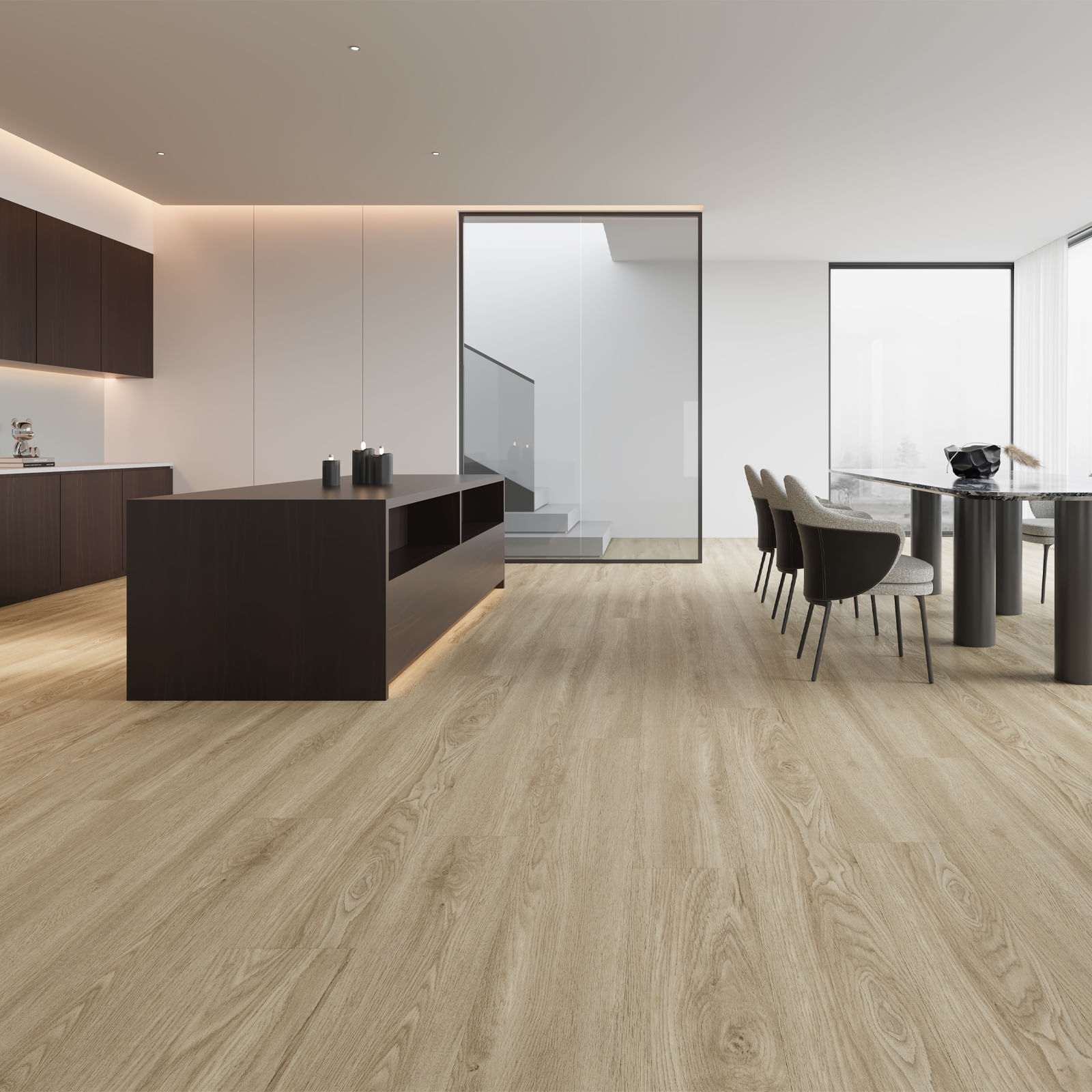 Piso LVT Lum Light 2/0.3x184x1219 mm Klipen - Ferco Cerámica GT